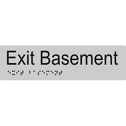 Braille Exit Signs For Basement | Braille Options | Australia