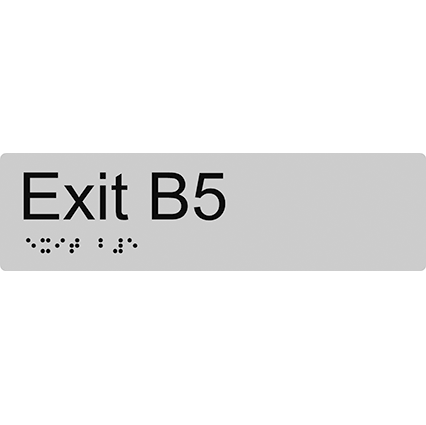 BO/S-EXIT_B5-50 - Braille Options